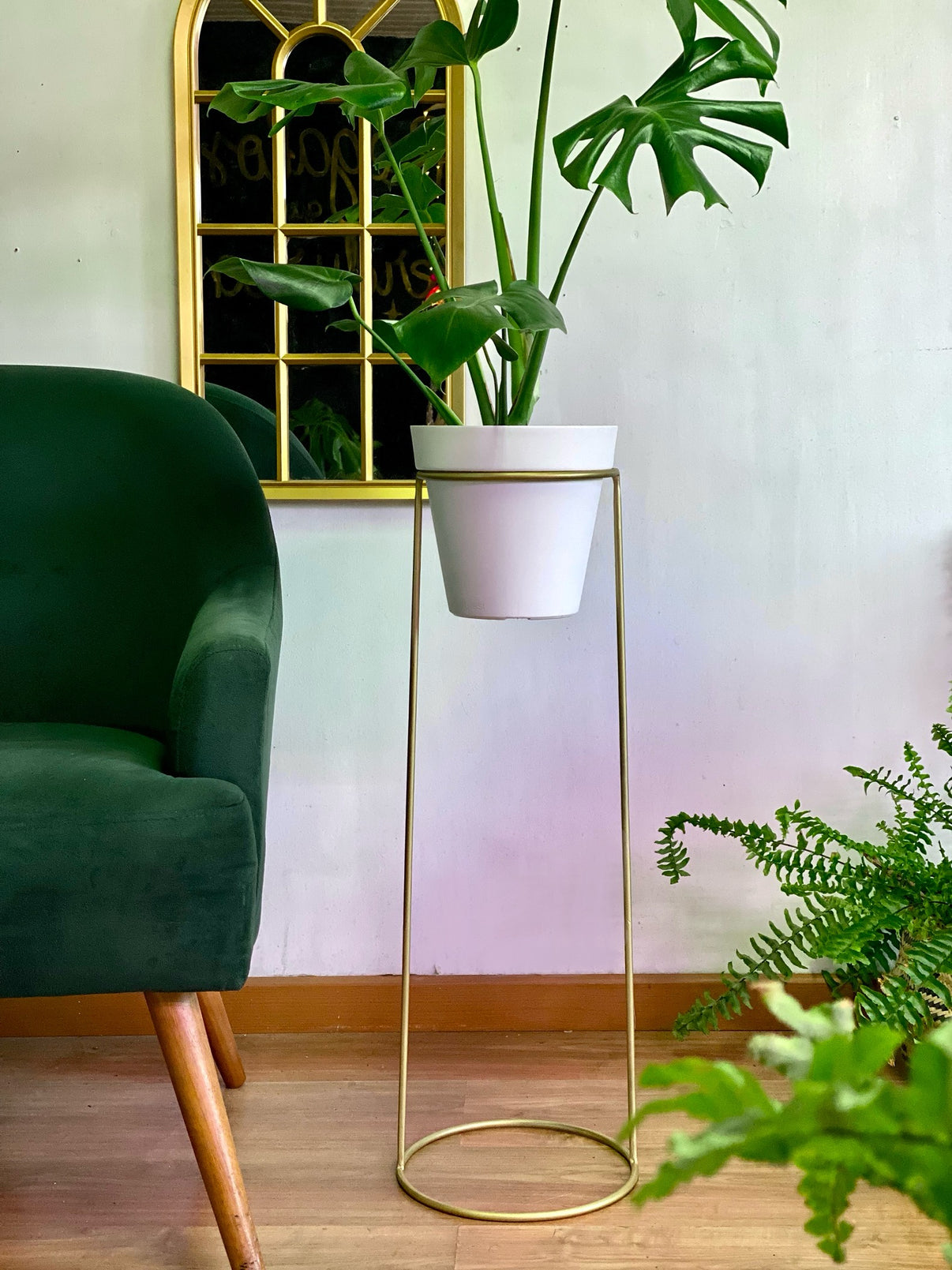 Porta maceta metálico modelo Carla – Florantinas